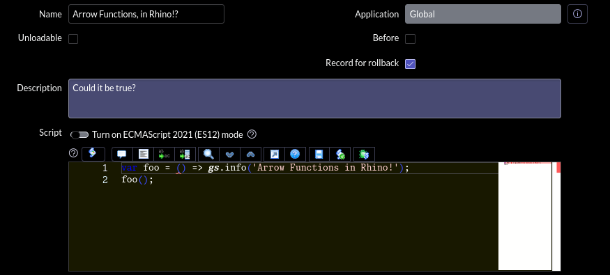 ServiceNow: Arrow Functions (and more) Everywhere!