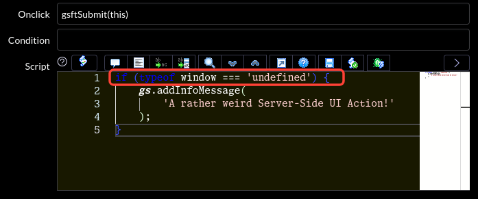 UI Action Client/Server Interactions (without AJAX!)